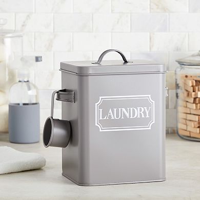 Laundry Detergent Storage Container Pod Holder Organizer Scooper Lid ...