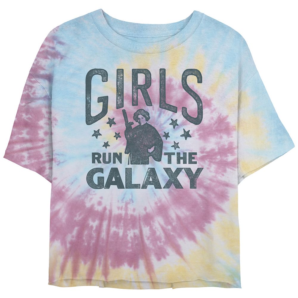 Juniors' Star Wars Princess Leia Girls Run The Galaxy Tee