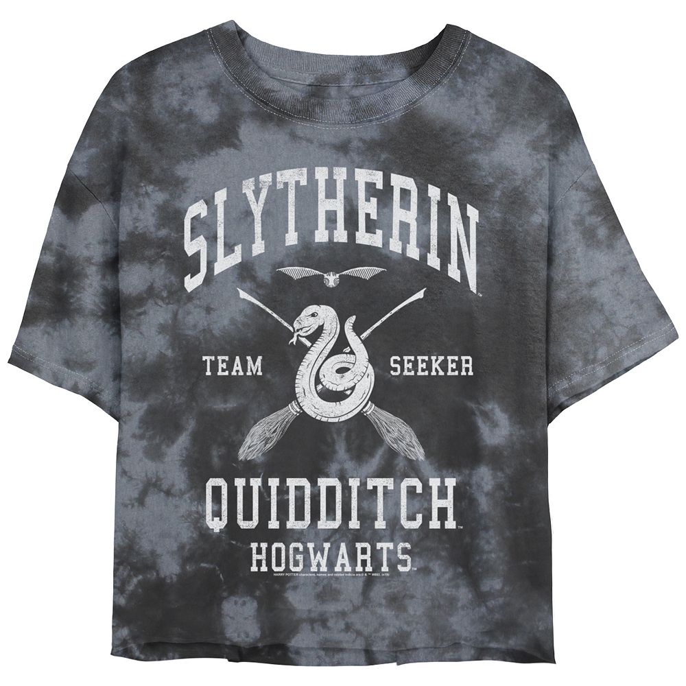 Juniors' Harry Potter Slytherin Team Seeker Text Tee