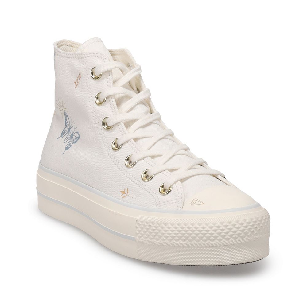 Converse Chuck Taylor All Star Lift Tiny Tattoos Women's High Top Shoes