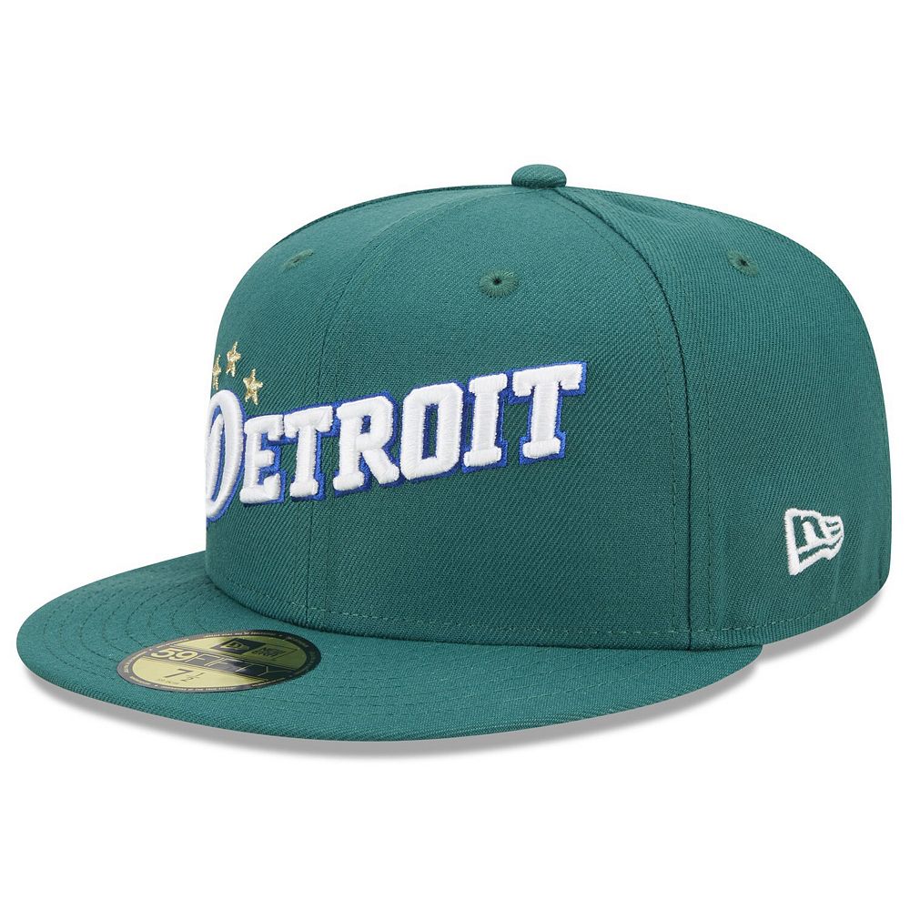 Men's New Era Green Detroit Pistons 2022/23 City Edition Official ...