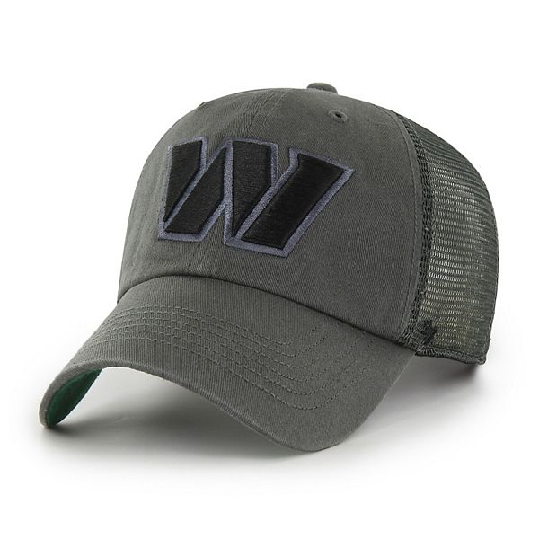 Men's '47 Charcoal Washington Commanders Trawler Clean Up Trucker ...