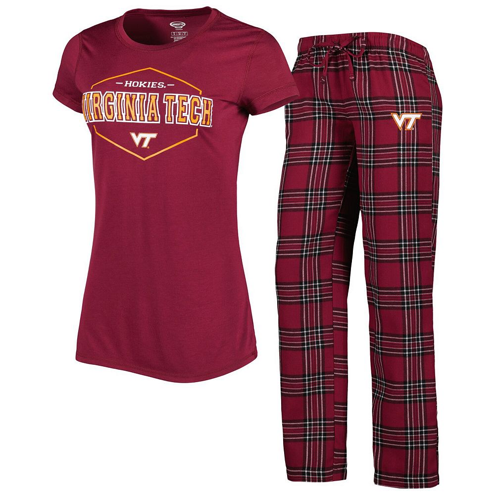 Women's Concepts Sport Maroon/Black Virginia Tech Hokies Badge T-Shirt ...