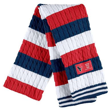 Women's WEAR by Erin Andrews Houston Texans Striped Scarf & Gloves Set