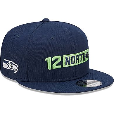 Men's New Era College Navy Seattle Seahawks 12 North Collection ...