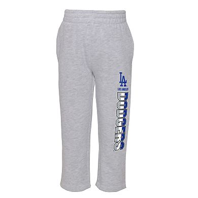 Infant Royal/Heather Gray Los Angeles Dodgers Playmaker Pullover Hoodie ...