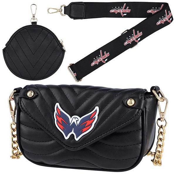 Women's Cuce Washington Capitals Vegan Leather Strap Bag Women's Cuce Washington Capitals Vegan Leather Strap Bag