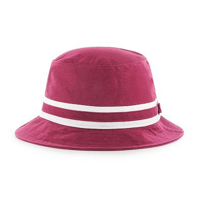 Men's '47 Burgundy Washington Commanders Striped Bucket Hat