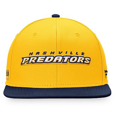 Men's Fanatics Branded Gold/Navy Nashville Predators Iconic Color ...