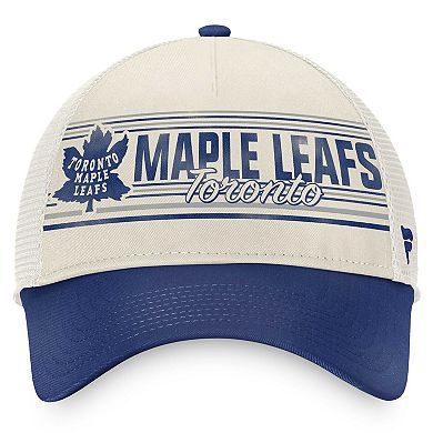 Men's Fanatics Branded Khaki/Blue Toronto Maple Leafs True Classic ...