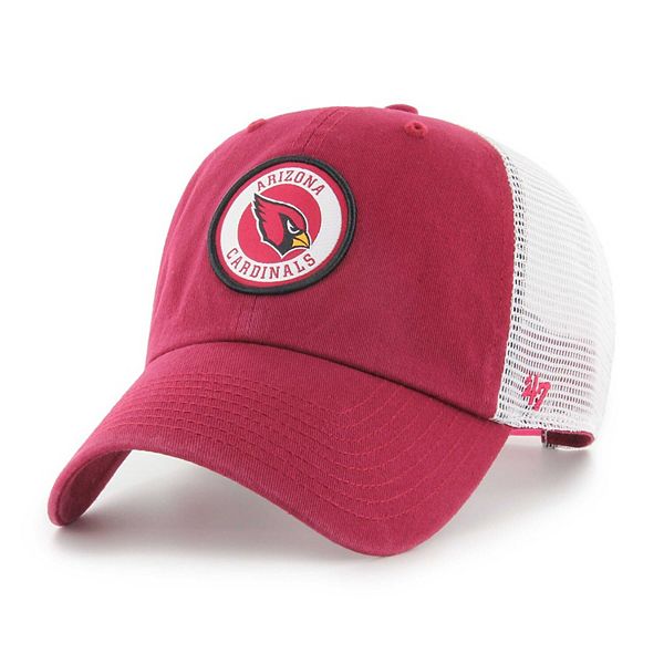 Men's '47 Cardinal/White Arizona Cardinals Highline Clean Up Trucker ...