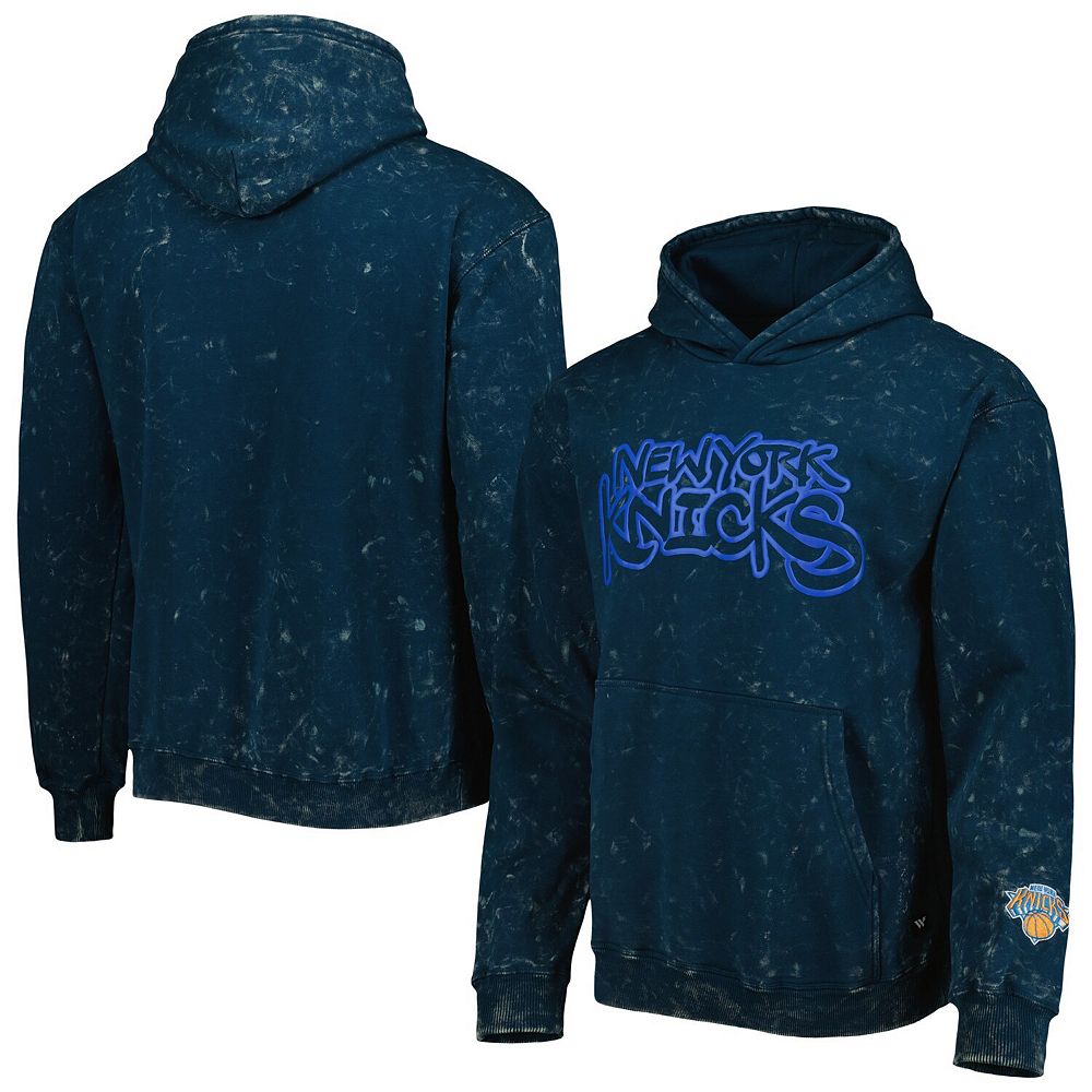 Unisex The Wild Collective Blue New York Knicks Tonal Acid Wash ...