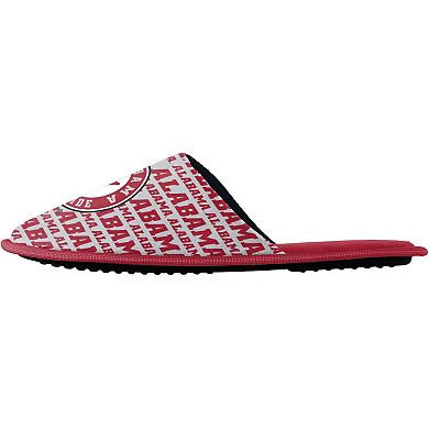 Men's FOCO Alabama Crimson Tide Scuff Logo Slide Slippers