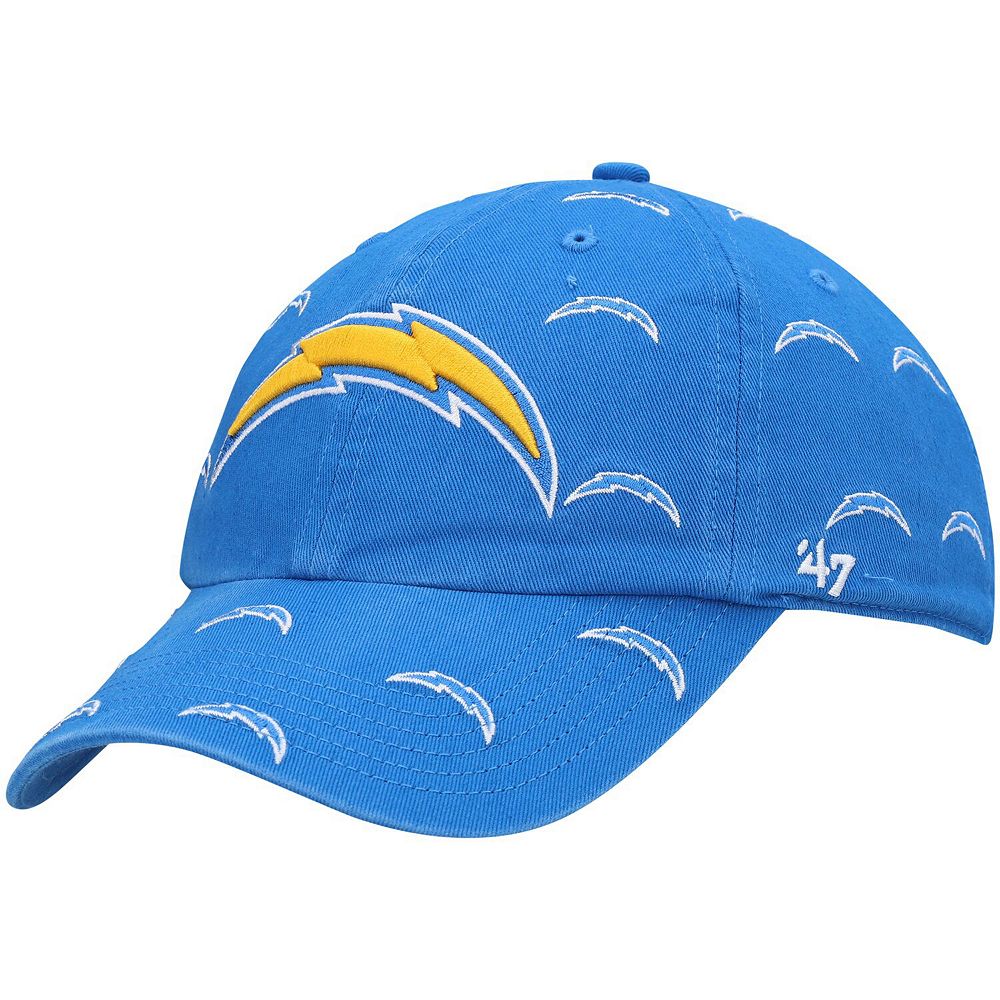 Women's '47 Powder Blue Los Angeles Chargers Confetti Clean Up ...