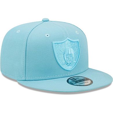 Men's New Era Aqua Las Vegas Raiders Color Pack 9FIFTY Snapback Hat