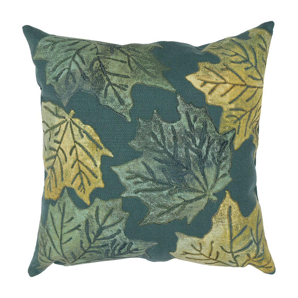 Liora Manne Visions IV Leaf Toss Indoor/Outdoor Pillow