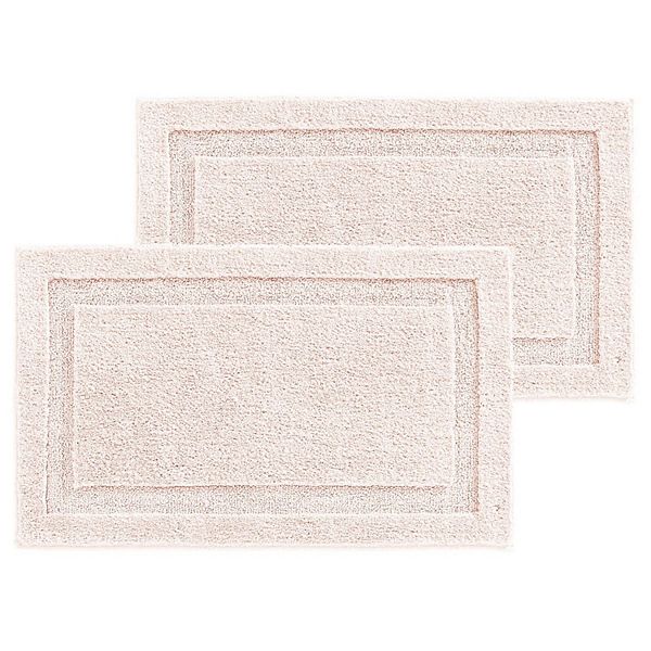 Mdesign Soft Microfiber Non Slip Spa Mat Rug 34 X 21 2 Pack