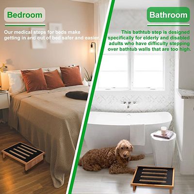 One step stool for bed store