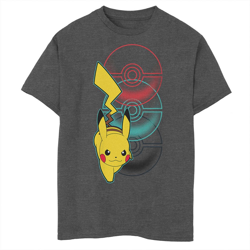 Boys 6-20 Pokemon Pikachu Poke Bounce Graphic Tee