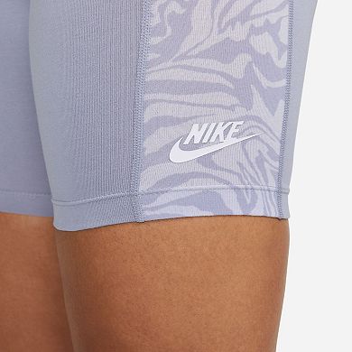 Women's Nike Sportswear Swirl Bike Shorts