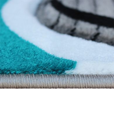 Masada Rugs Masada Rugs Sophia Collection 5'x7' Modern Contemporary ...