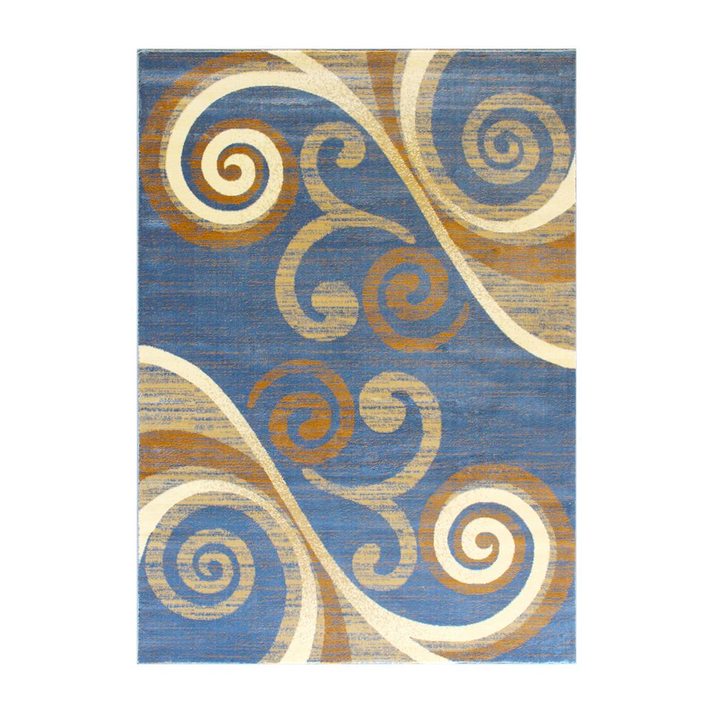 Masada Rugs Masada Rugs Stephanie Collection 5'x7' Area Rug with Modern ...