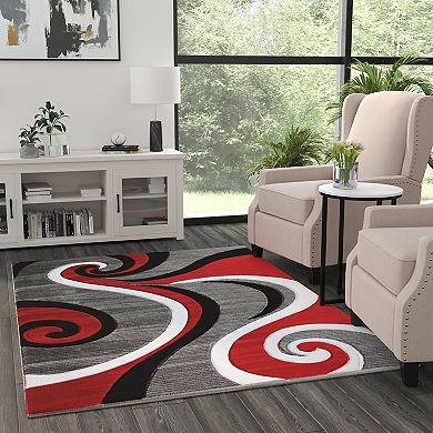 Masada Rugs Masada Rugs Sophia Collection 5'x7' Modern Contemporary ...