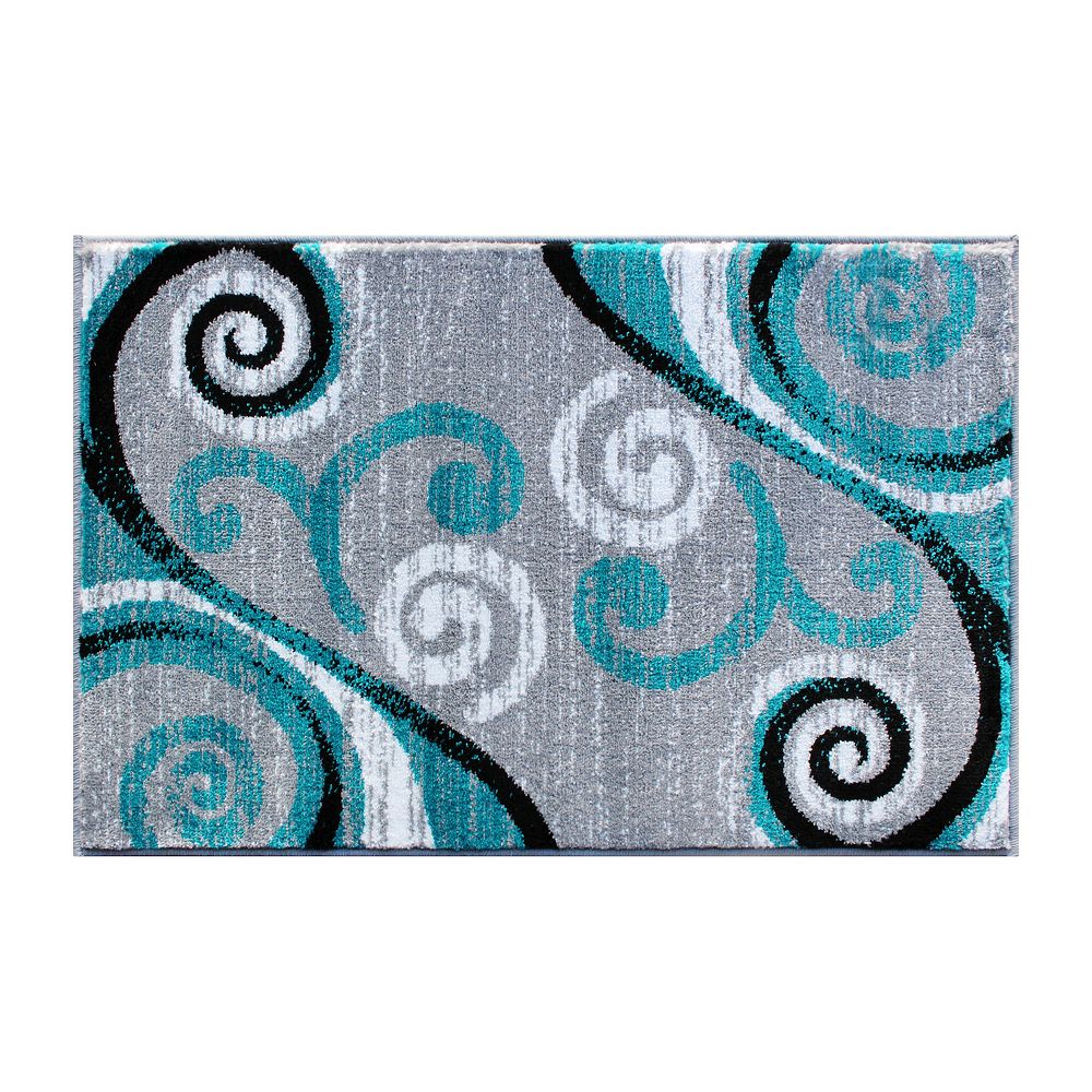 Masada Rugs Masada Rugs Stephanie Collection 2'x3' Area Rug Mat with ...
