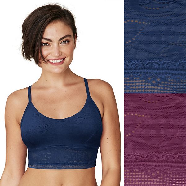 Maidenform® Pure Comfort® Longline Bralette 2-Pack DM4010