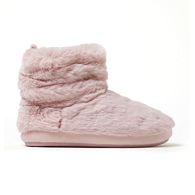 Dearfoams Kids' Kate Furry Boot Slippers