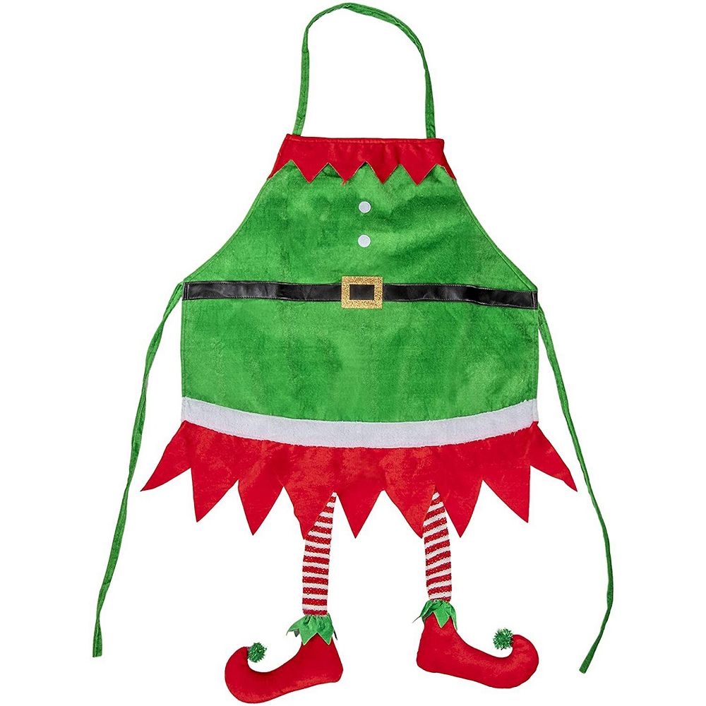 Christmas Apron Elf Hanging Legs Costume Kids Xmas Holiday Party Decor ...