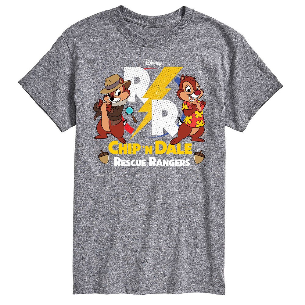 Disney's Mickey Mouse Men's Chip 'N Dale Rescue Rangers Logo Graphic Tee