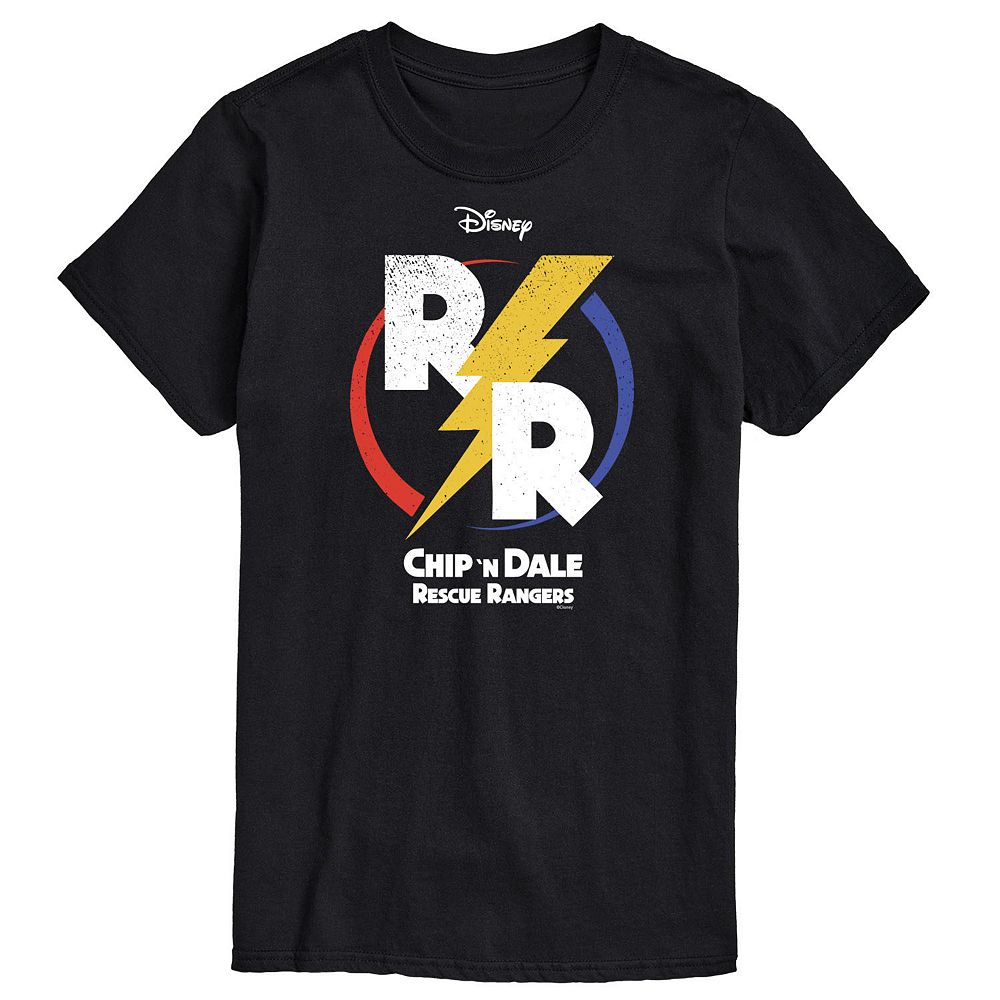Disney's Mickey Mouse Men's Chip 'N Dale Rescue Rangers Logo Graphic Tee