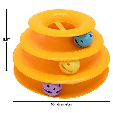 Kitty City Orange High Rise Ball Track