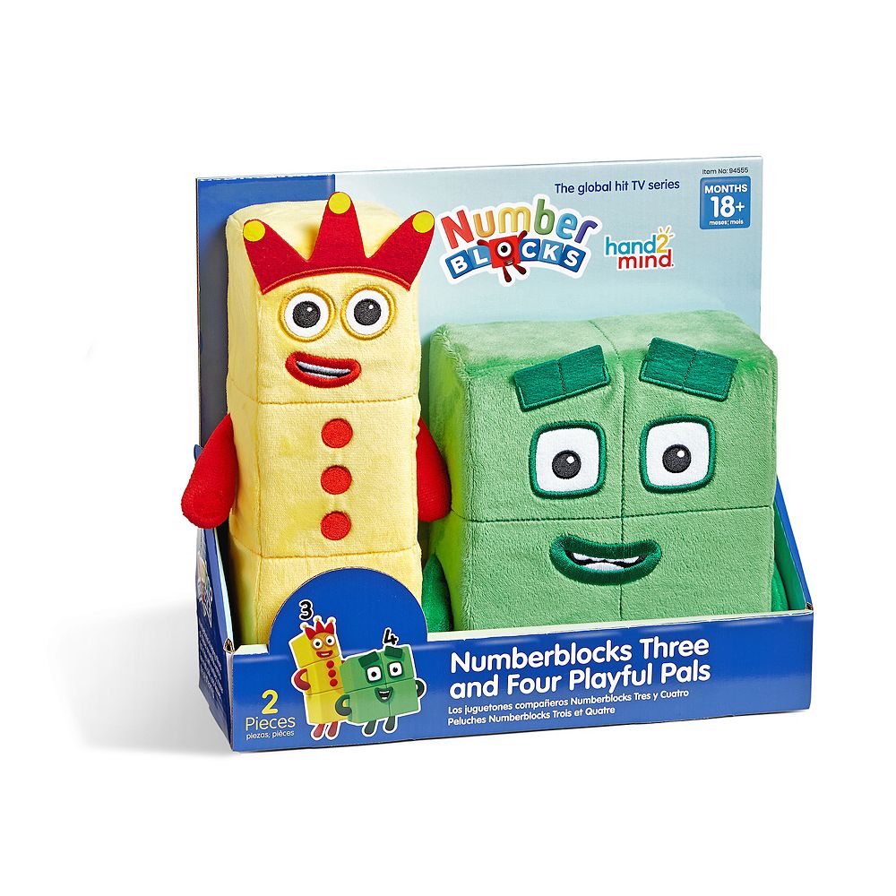 hand2mind Numberblocks Three and Four Playful Pals