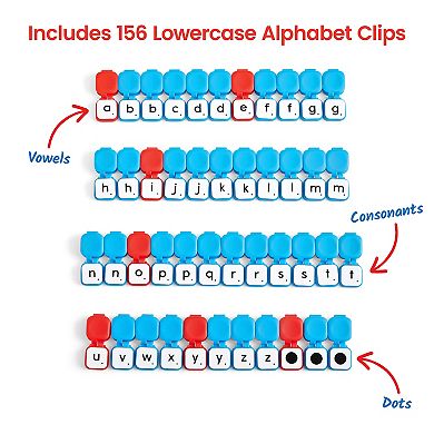 Learn My Letters Fine Motor Clips