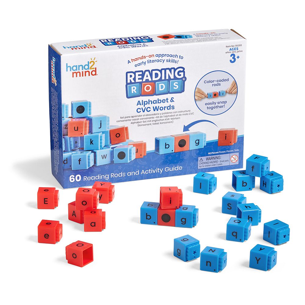 Reading Rods Alphabet & CVC Words Activity Set
