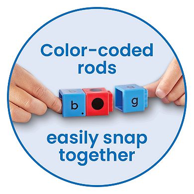 Reading Rods Alphabet & CVC Words Activity Set