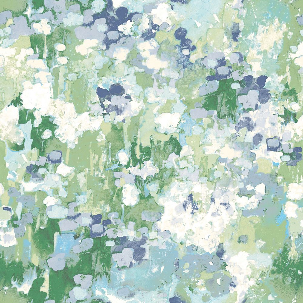 RoomMates Waverly Abstract Garden Peel & Stick Wallpaper