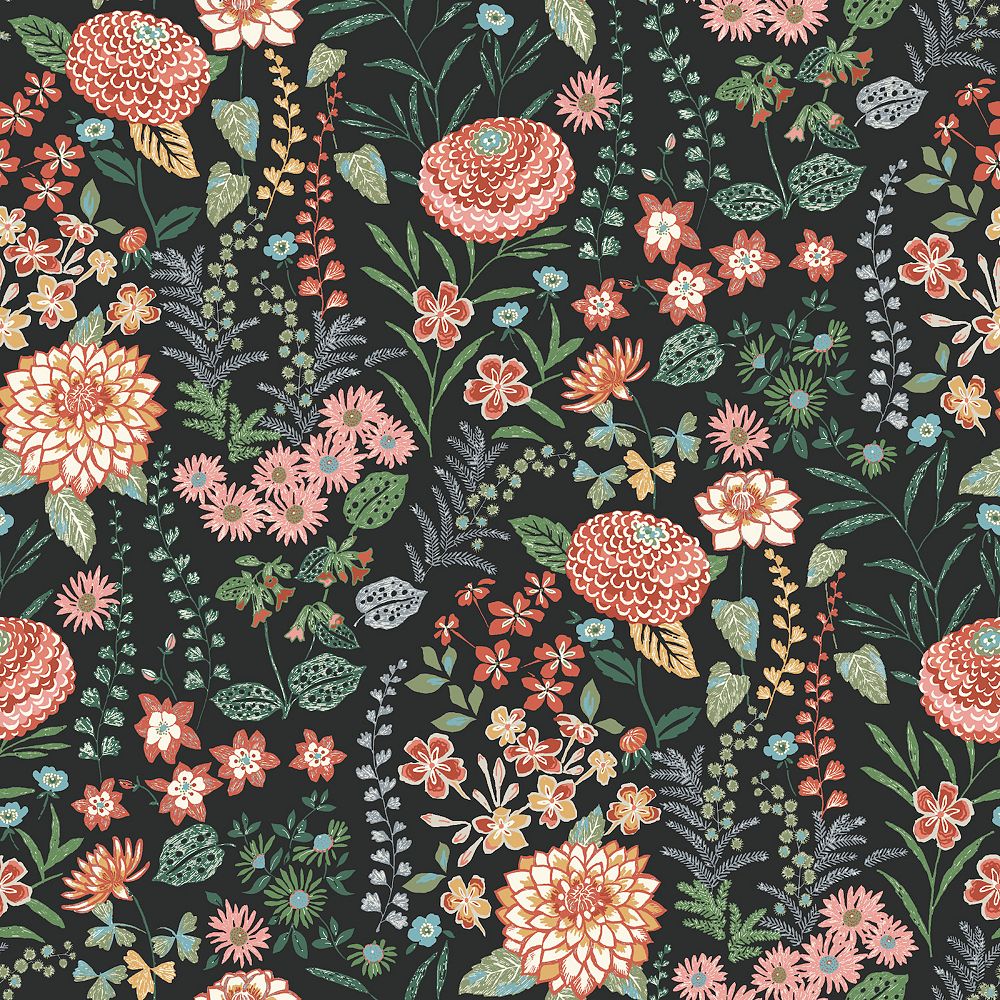 RoomMates Waverly Fiona Floral Peel & Stick Wallpaper