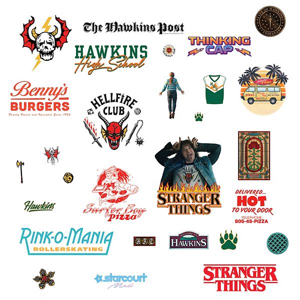 Netflix Stranger Things Wall Decals 28-piece Set by RoomMates