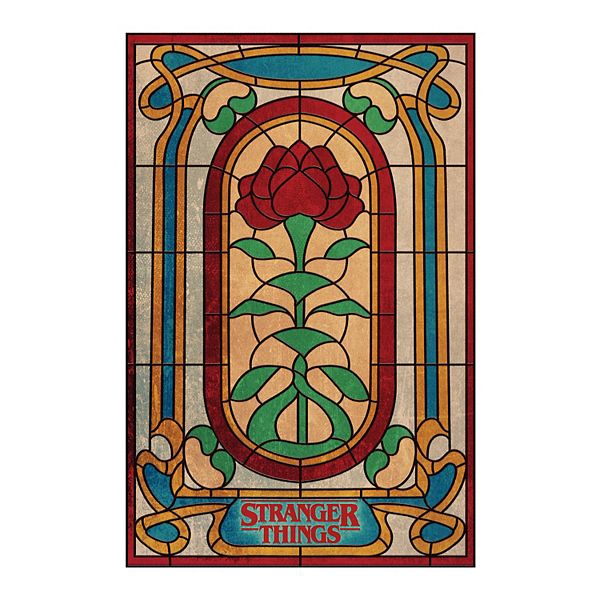 Netflix Stranger Things Rose Window Wall Decal by RoomMates