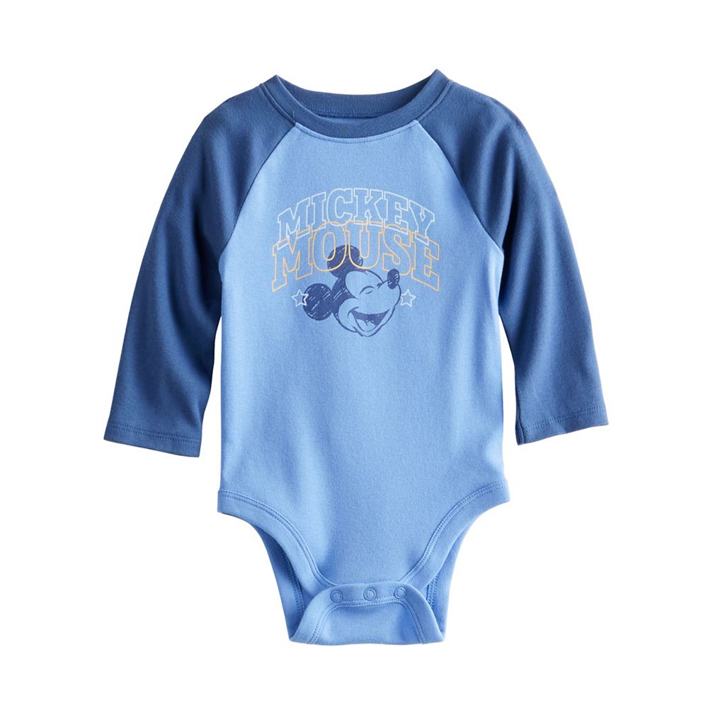 Disney's Mickey Mouse Baby Raglan Bodysuit by Jumping Beans®