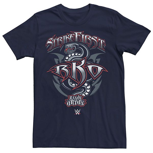 Men's WWE Strike First RKO Randy Orton Snake Logo Tee