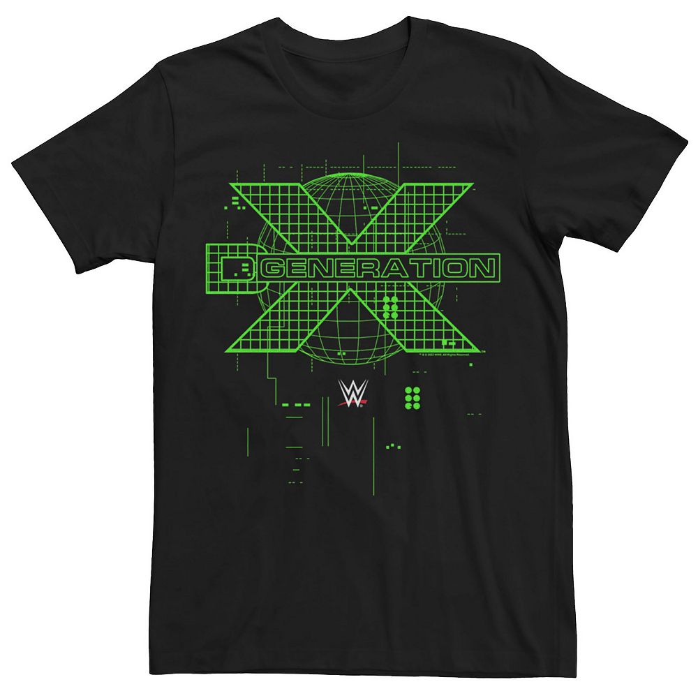 Men's WWE DX -Generation Cyber Logo Tee