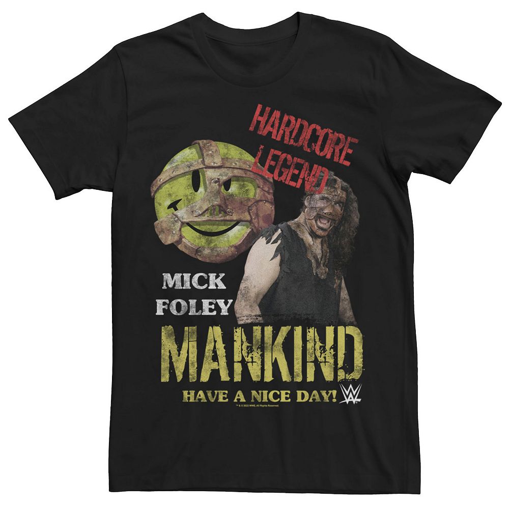Men's WWE Mike Foley Hardcore Legend Mankind Tee