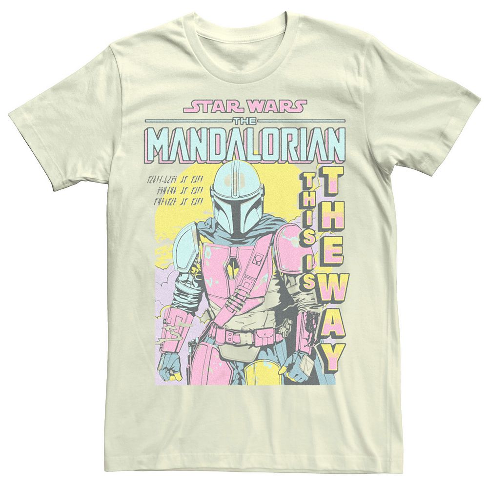 Men's Star Wars The Mandalorioan Mando The Mandalorian POP Poster Tee