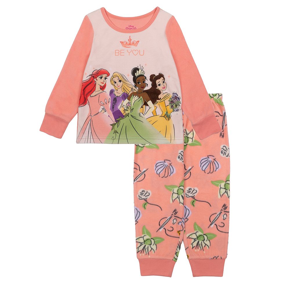 Disney Princess Toddler Girl "Always Be You" Microfleece Top & Bottoms ...