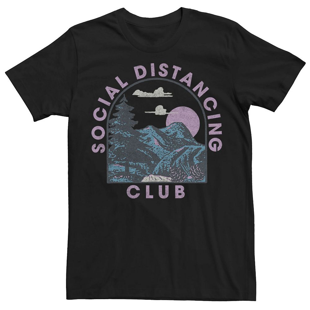 Men's Social Distance Club Logo Tee