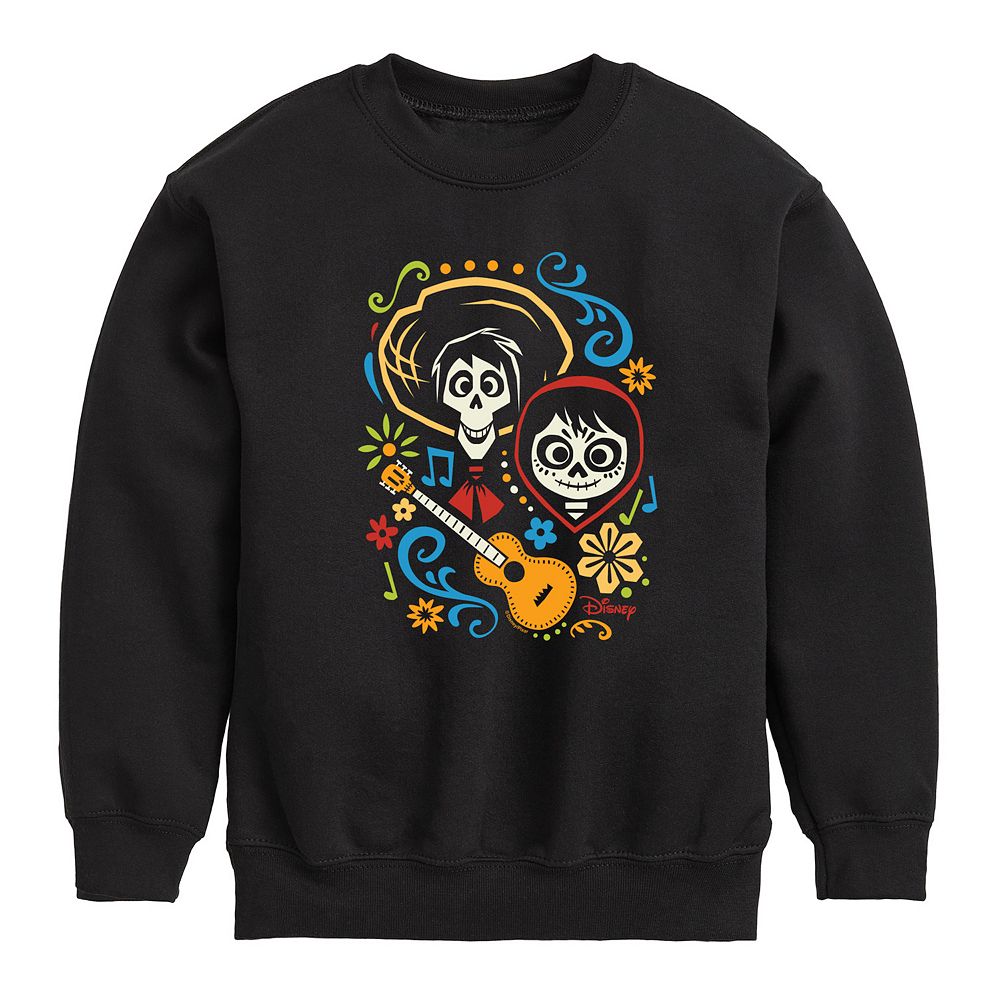 Disney / Pixar's Coco Boys 8-20 Hector And Miguel Crew Fleece Sweatshirt